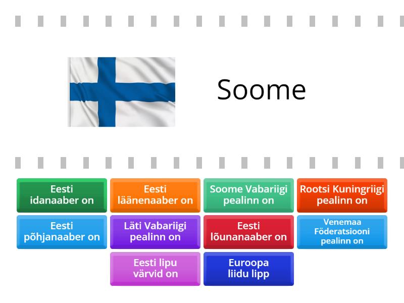 Eesti ja naaberriigid - Find the match