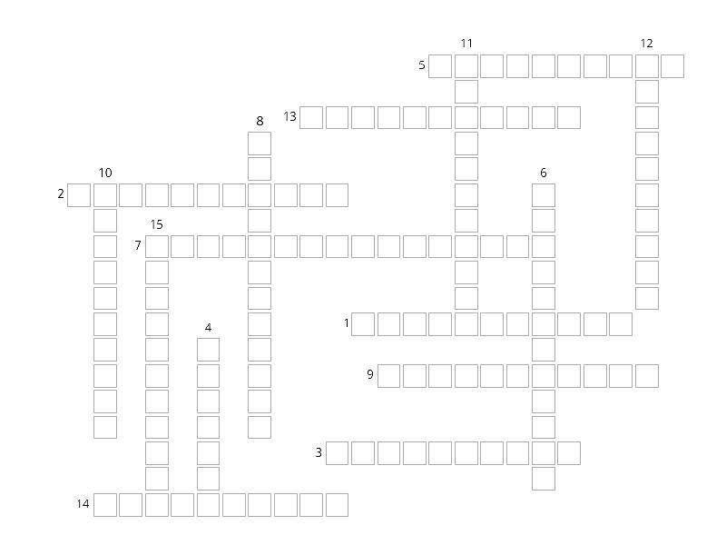 Actividad de Gramática Mod. 3 - Crucigrama