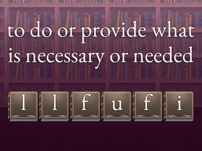 Unit 7 - Spelling Exercise - Anagrama