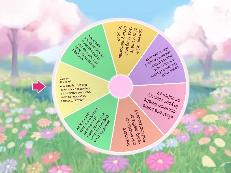 smell - questions - Random wheel