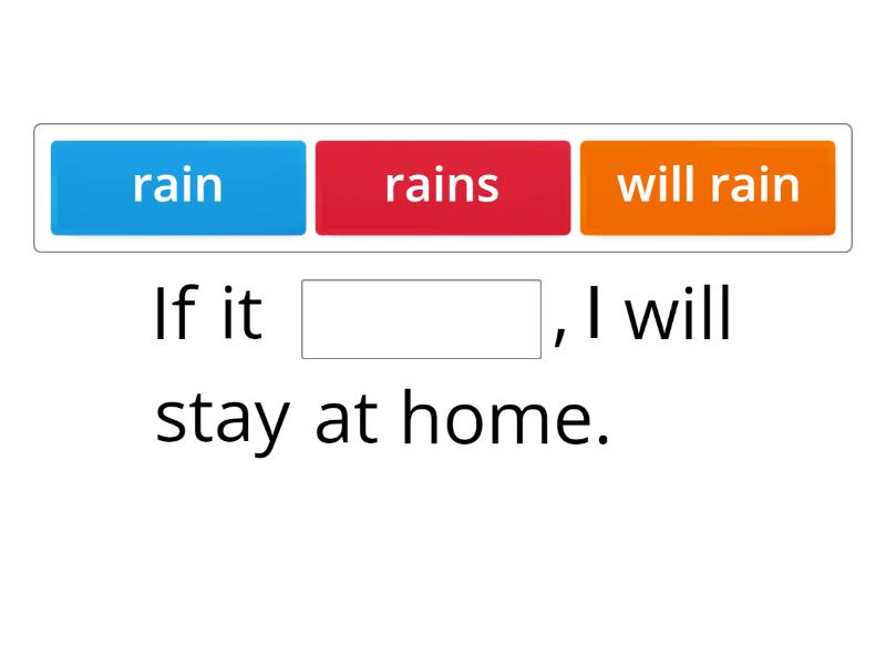 First and Second Conditionals - Palabra perdida