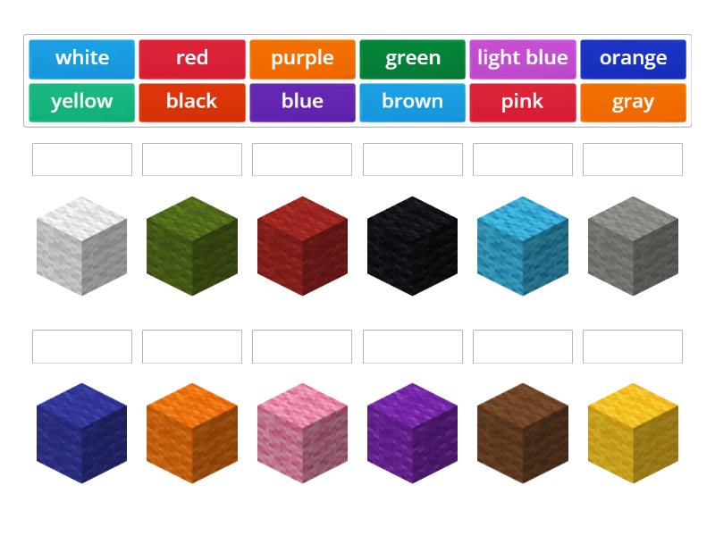 Minecraft Colours - Une las parejas