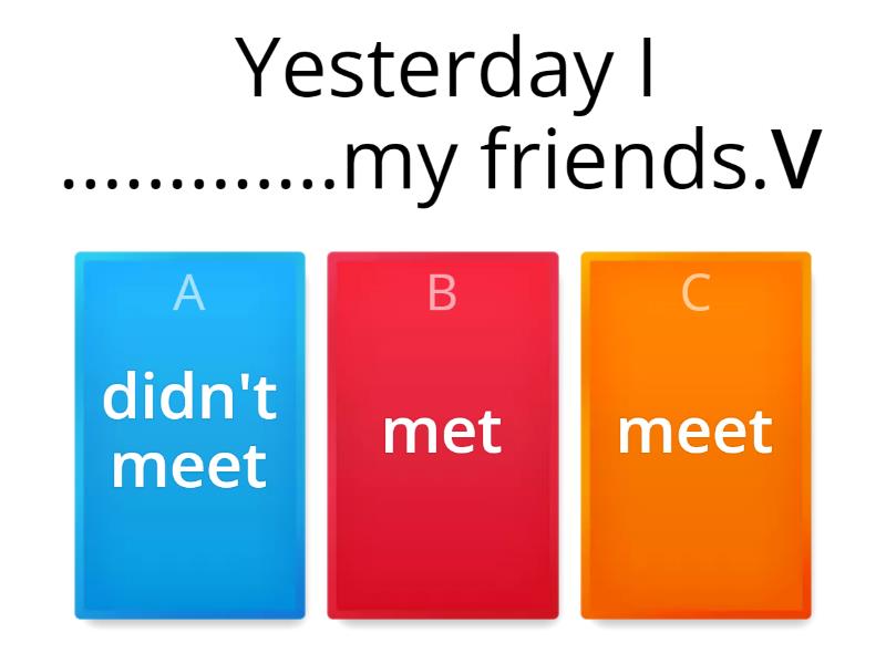 past simple 3a - Quiz