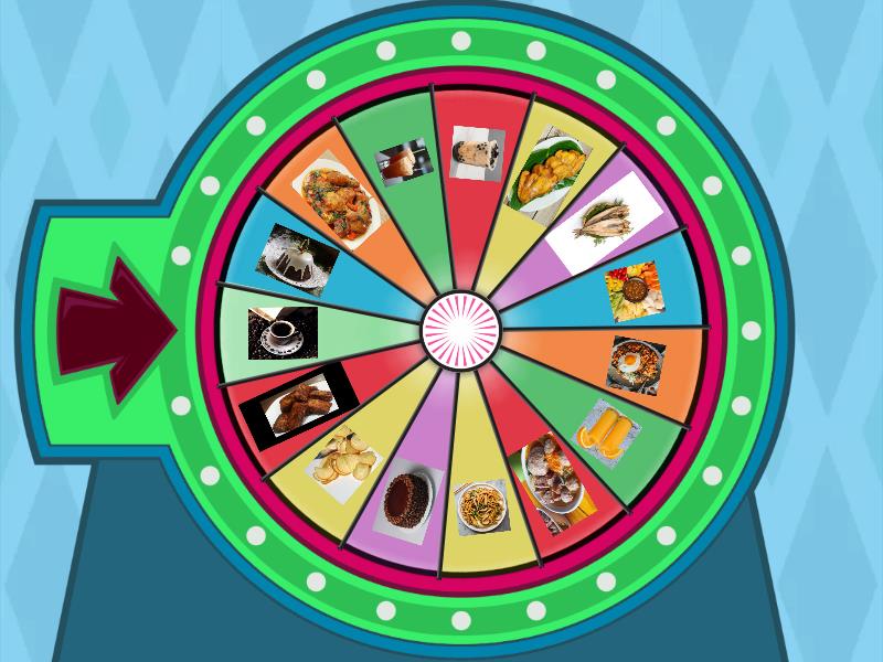 food spinning - Spin the wheel