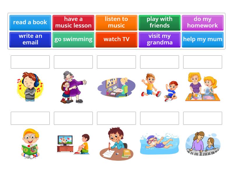 FF2 - Unit 7: Let's play after school - Lesson 1 - Match up