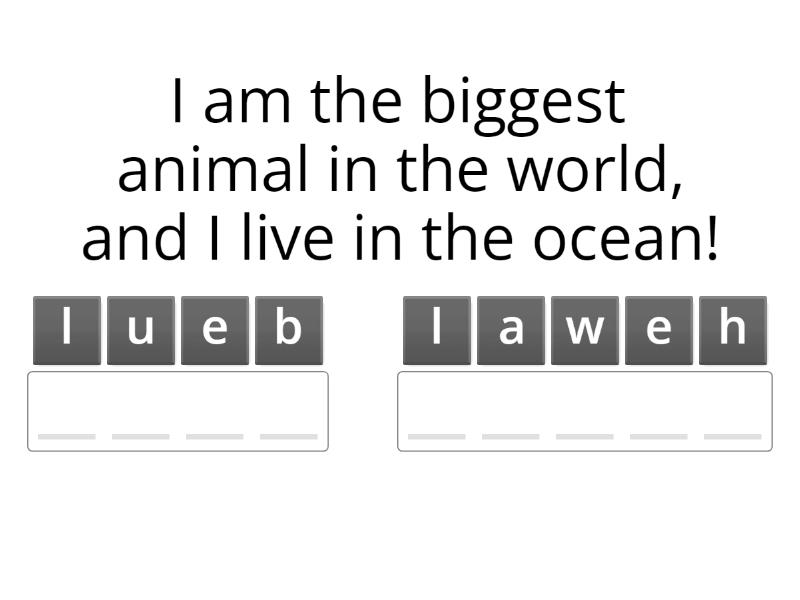 2C unit 5 words - Anagram