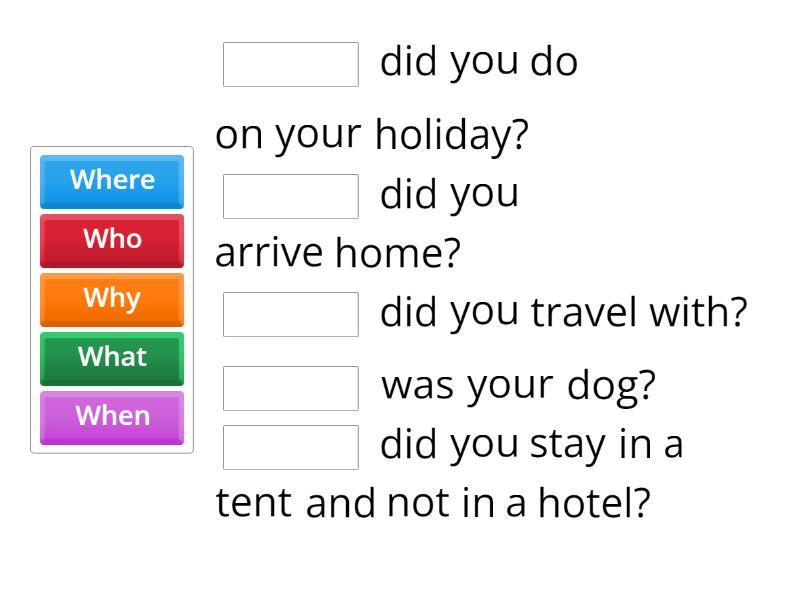 Interrogative Pronouns Missing Word
