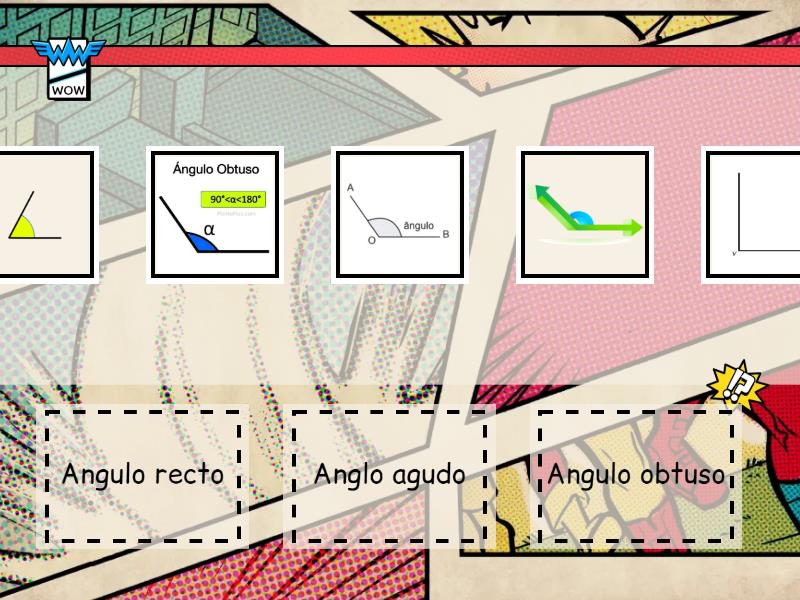 Angulo agudo recto u obtuso - Clasificación rápida