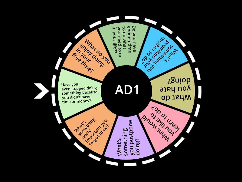 ACPB-AD1-GERUNDS AND INFINITIVE - Roleta aleatória