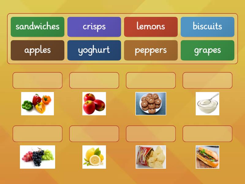 Unit 5. Food. - Match up