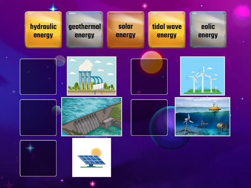 Renewable Energy - Match up