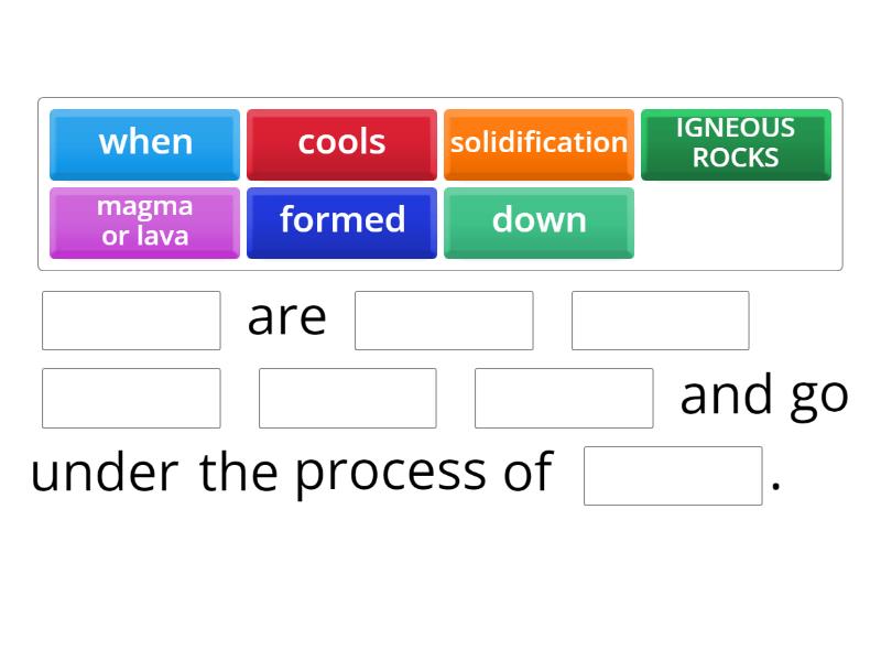 SENTENCE MAKING - EXAMPLE - Complete the sentence