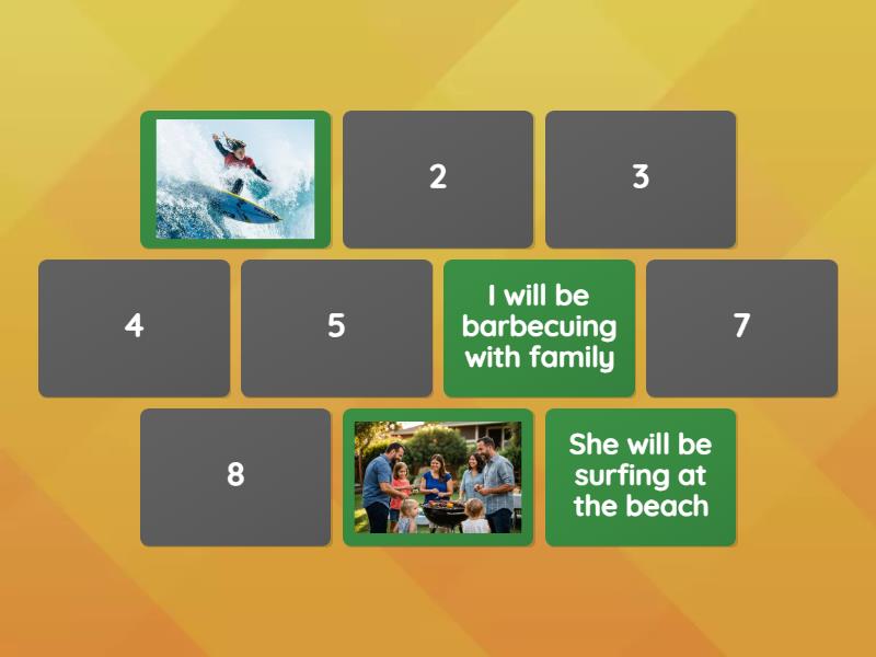 Future Continuous Tense_2 - Matching pairs