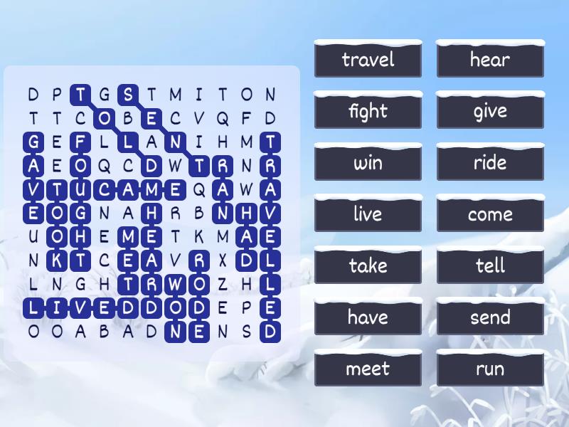 George and the dragon - Wordsearch