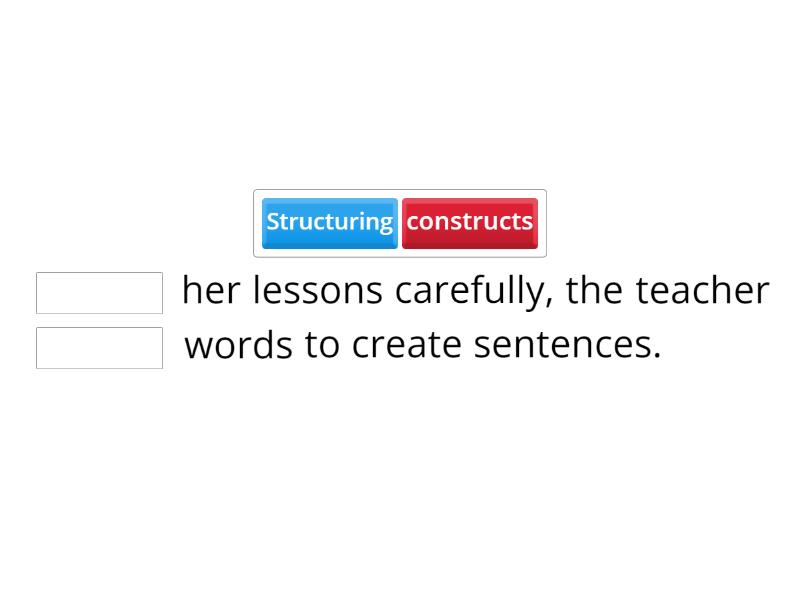 STRUCT- "To Build" - Complete the sentence