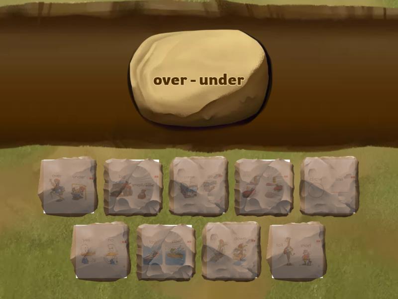 Game opposite words - Find the match