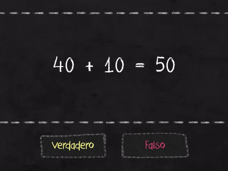 CIERTO O FALSO MATEMÁTICO FASE 5 - True or false