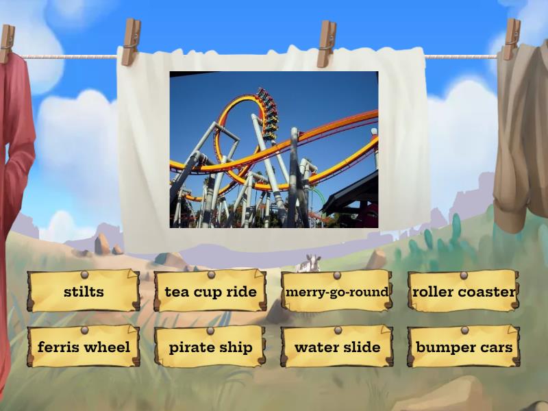 Theme Park Rides - Find the match