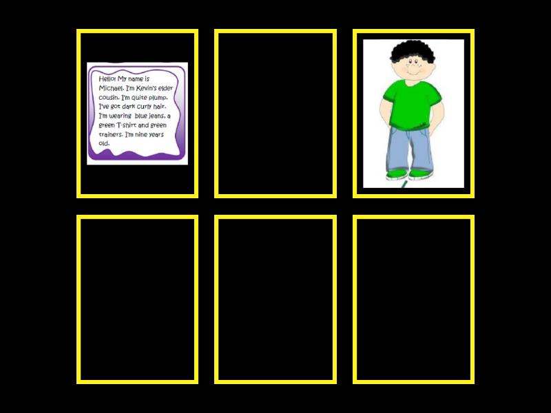 who is who - Matching pairs