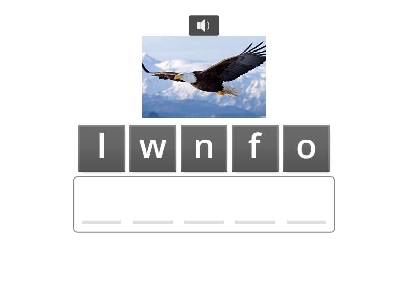 Week 1 & 2 - 2/23 (Fri.) the /ō/ sound - spell words with ow_/o - Anagram