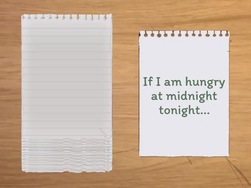 1st and 2nd conditionals (half sentence) - Speaking cards