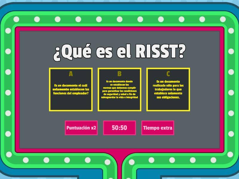 RISST - Gameshow quiz