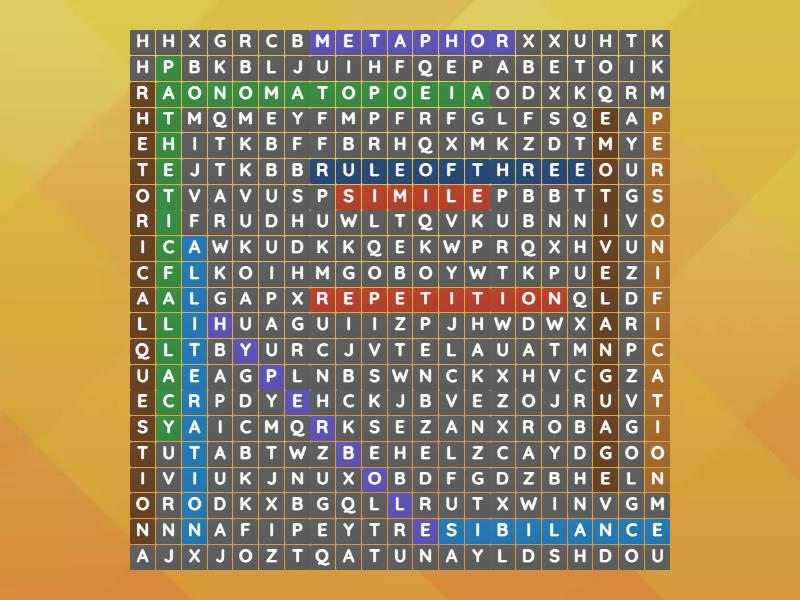 Language Devices - Wordsearch
