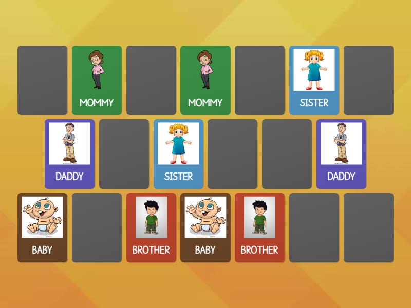 MemORY GAME Family - Parejas