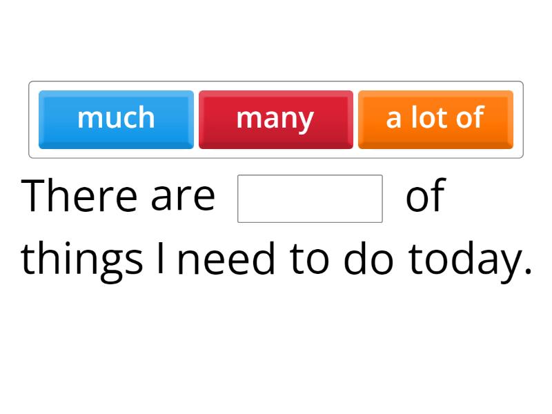 Quantifiers - Missing word