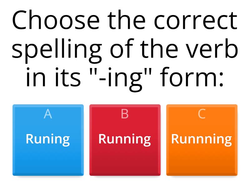 ING Spelling - Cuestionario