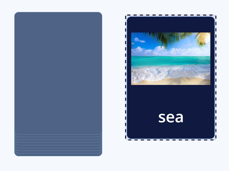 beach - Speaking cards