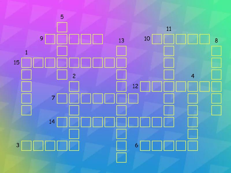 ordinal numbers - Crossword