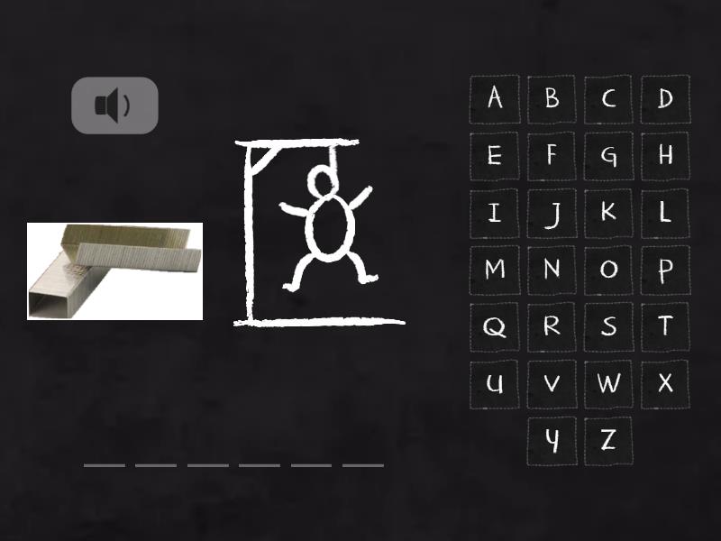 Emily C-LE and -STLE Real Words - Hangman
