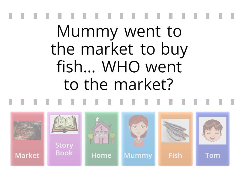 Who Where What - sentence - Cada oveja con su pareja