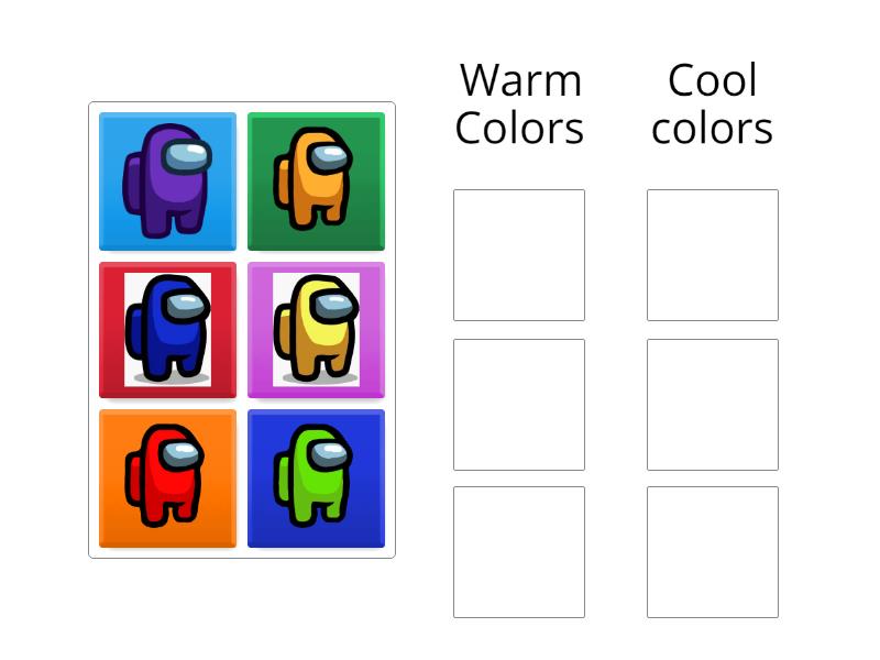 Warm/Cool colors - Group sort