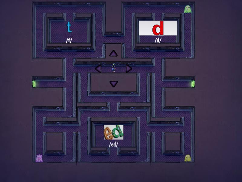 5.4 - Space Invaders - /t/, /d/, or /ed/ - Maze chase