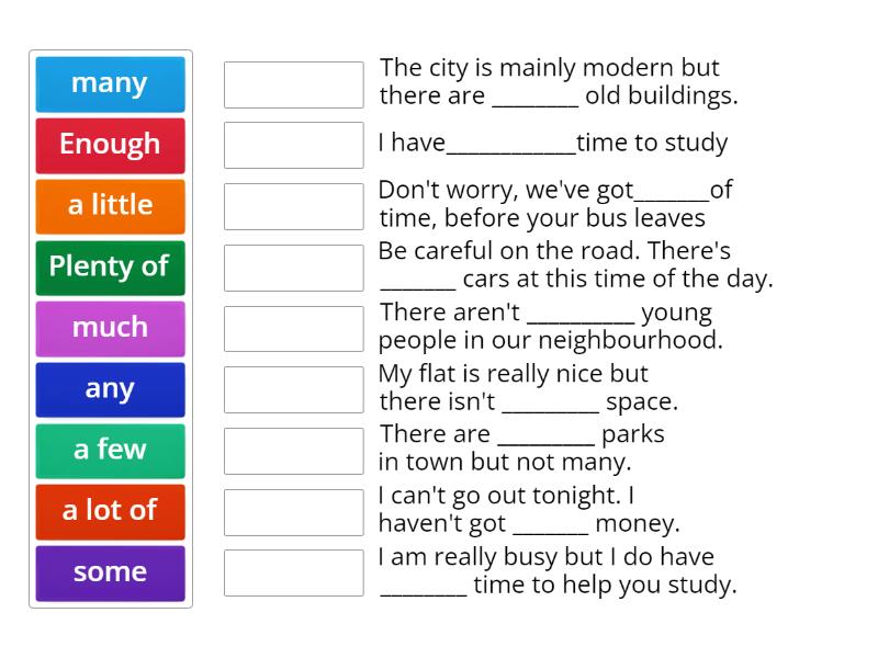 Quantifiers Game - Match up