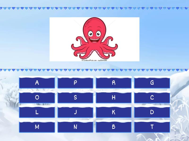 Initial Sounds-Letter Match - Find the match