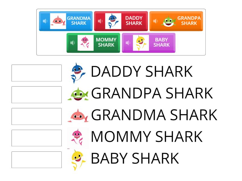 Shark Family - Match up