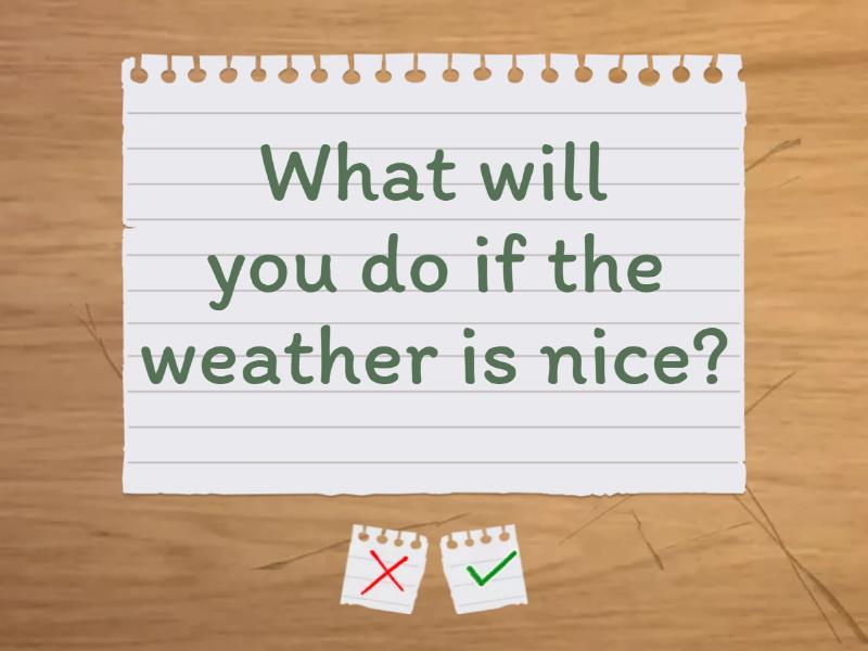 First Conditional speaking - Flash cards