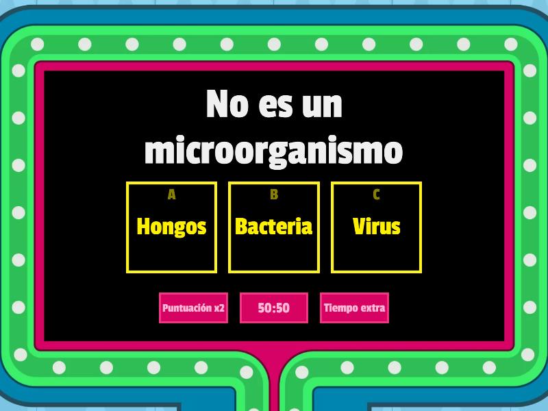 Microorganismos - Gameshow quiz