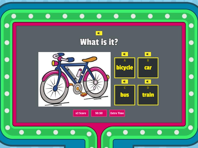 Lesson 10 - Vehicles words - Concurso de preguntas
