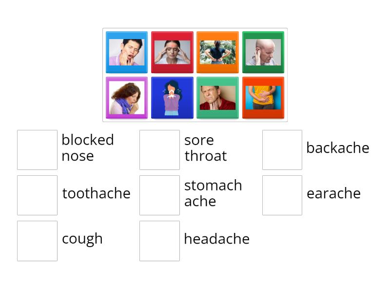 E1 Health symptoms - Match up