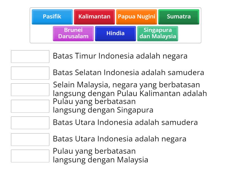 Batas Wilayah Indonesia - Match up
