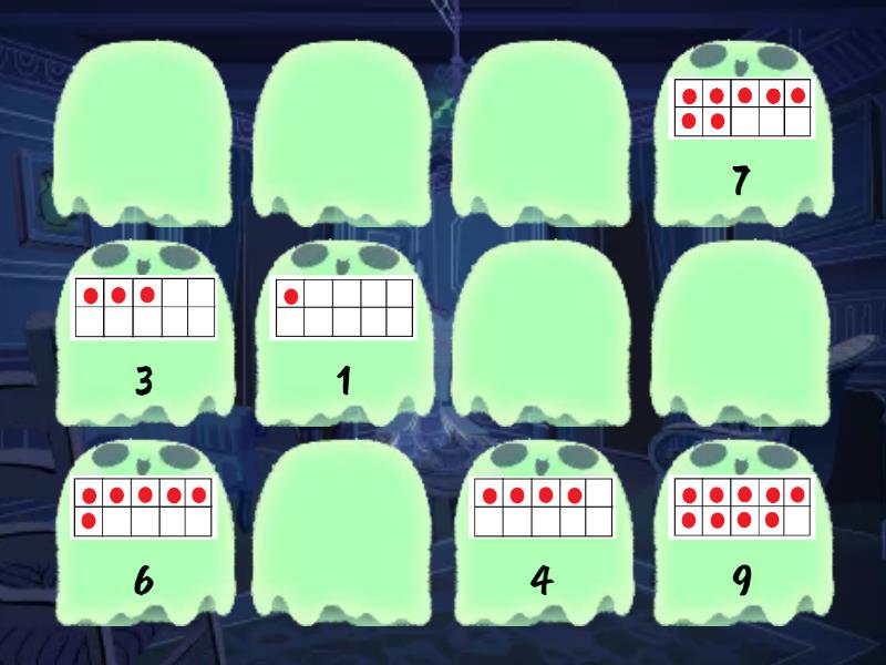 Number Fact Families of 10 - Matching pairs
