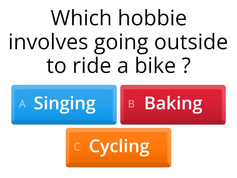 Hobbies - Quiz