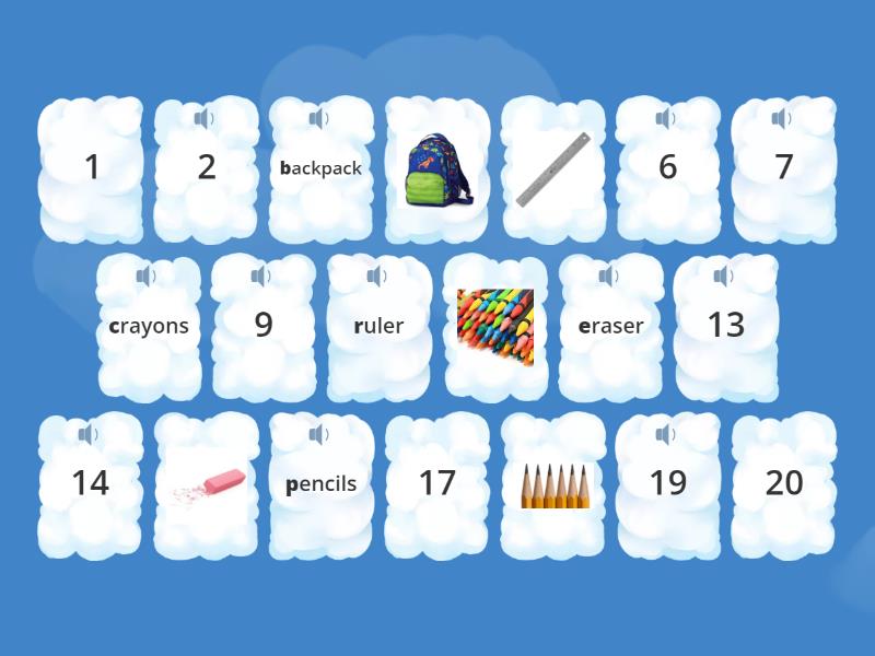 K2 - Little Reader - Maria Goes To School - Matching - Matching pairs