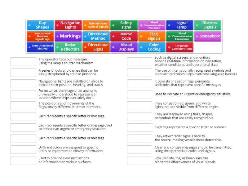 U.7 Worksheet Matching - Match up