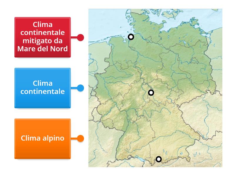 Germania - Clima - Labelled diagram