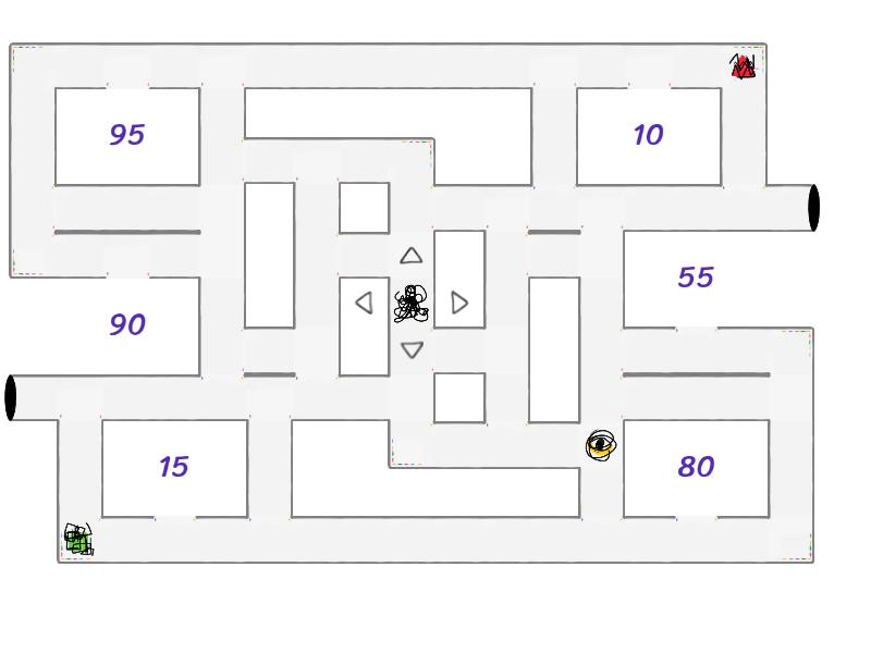 Most Favourite Sport - Pie Chart - Maze chase